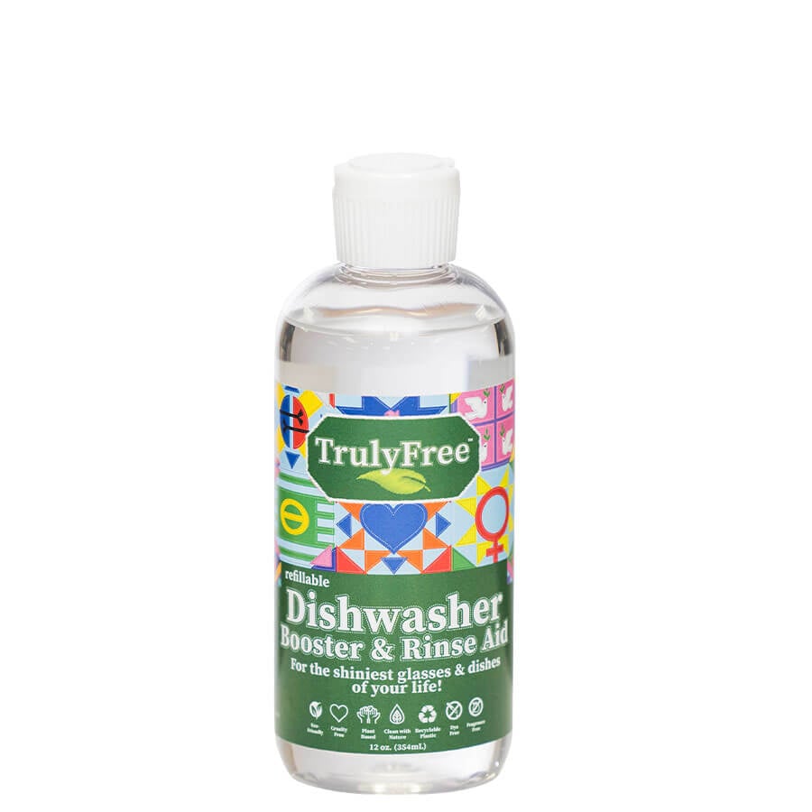 Dishwasher Booster and Rinse Aid Bottle | Truly Free
