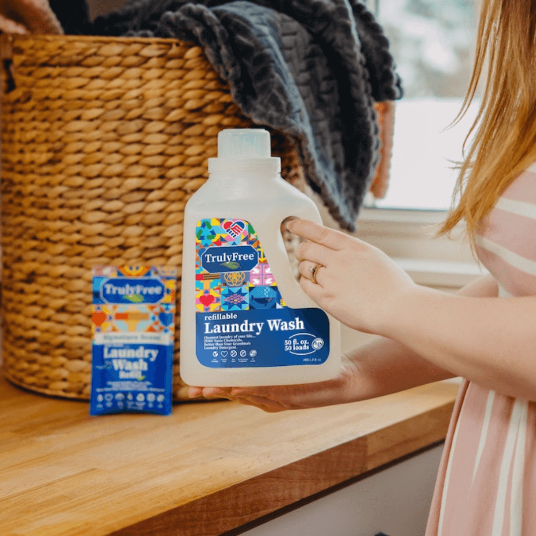 How to Use Truly Free Refillable Laundry Wash | Truly Free Home