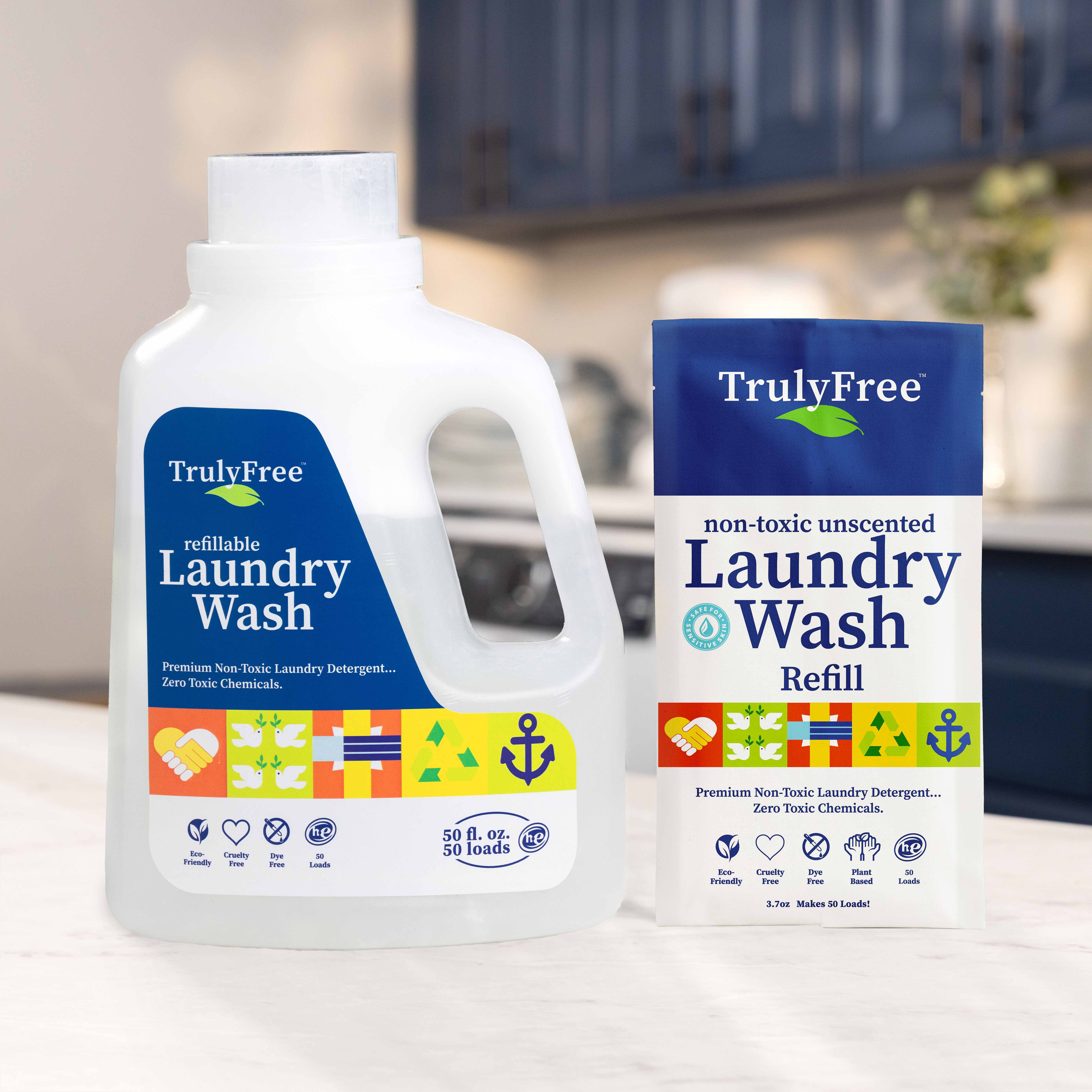 Eco-Friendly Natural Laundry Detergent | Fragrance Free Laundry Soap ...