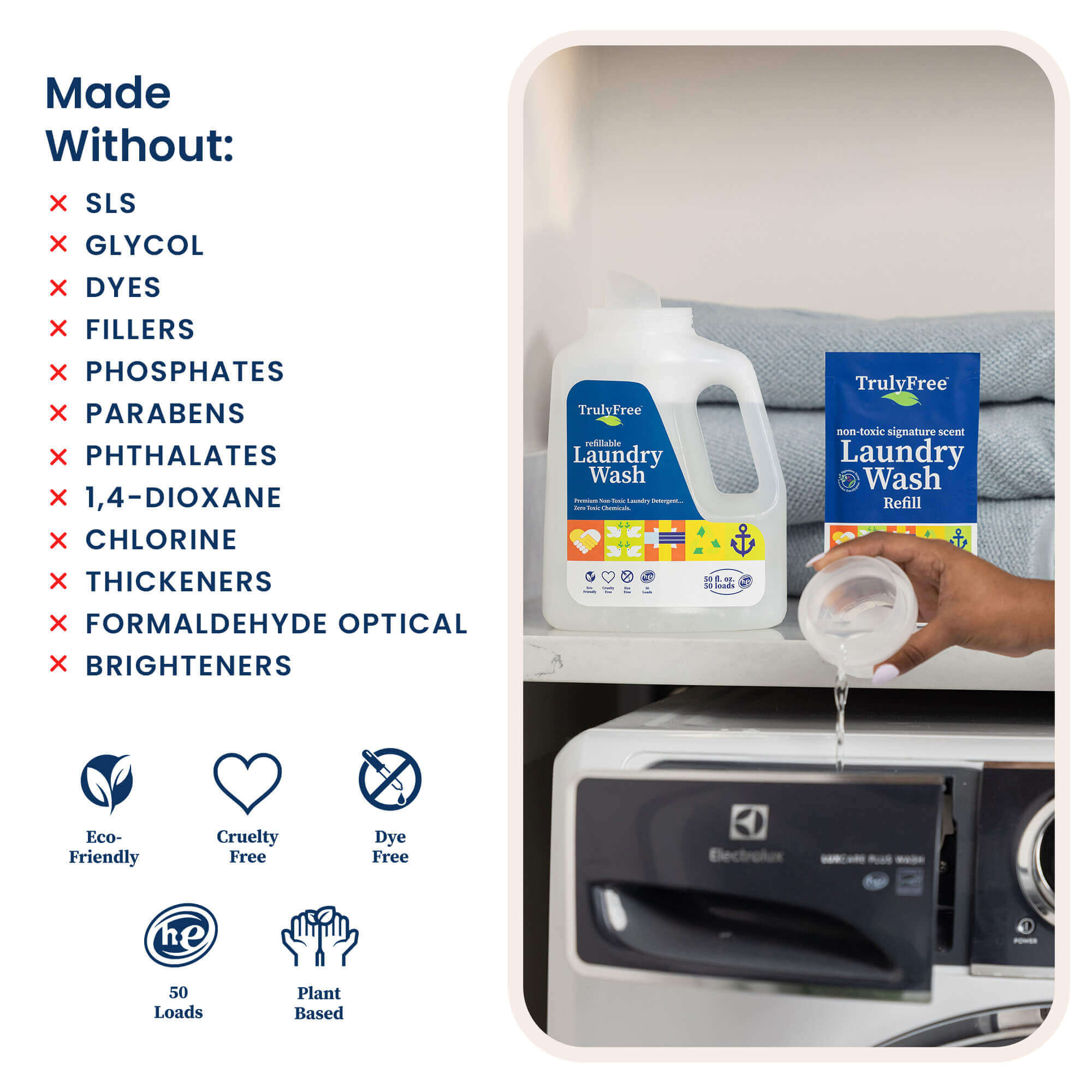 Eco-Friendly Natural Laundry Detergent | Non-Toxic Laundry Soap | Truly ...
