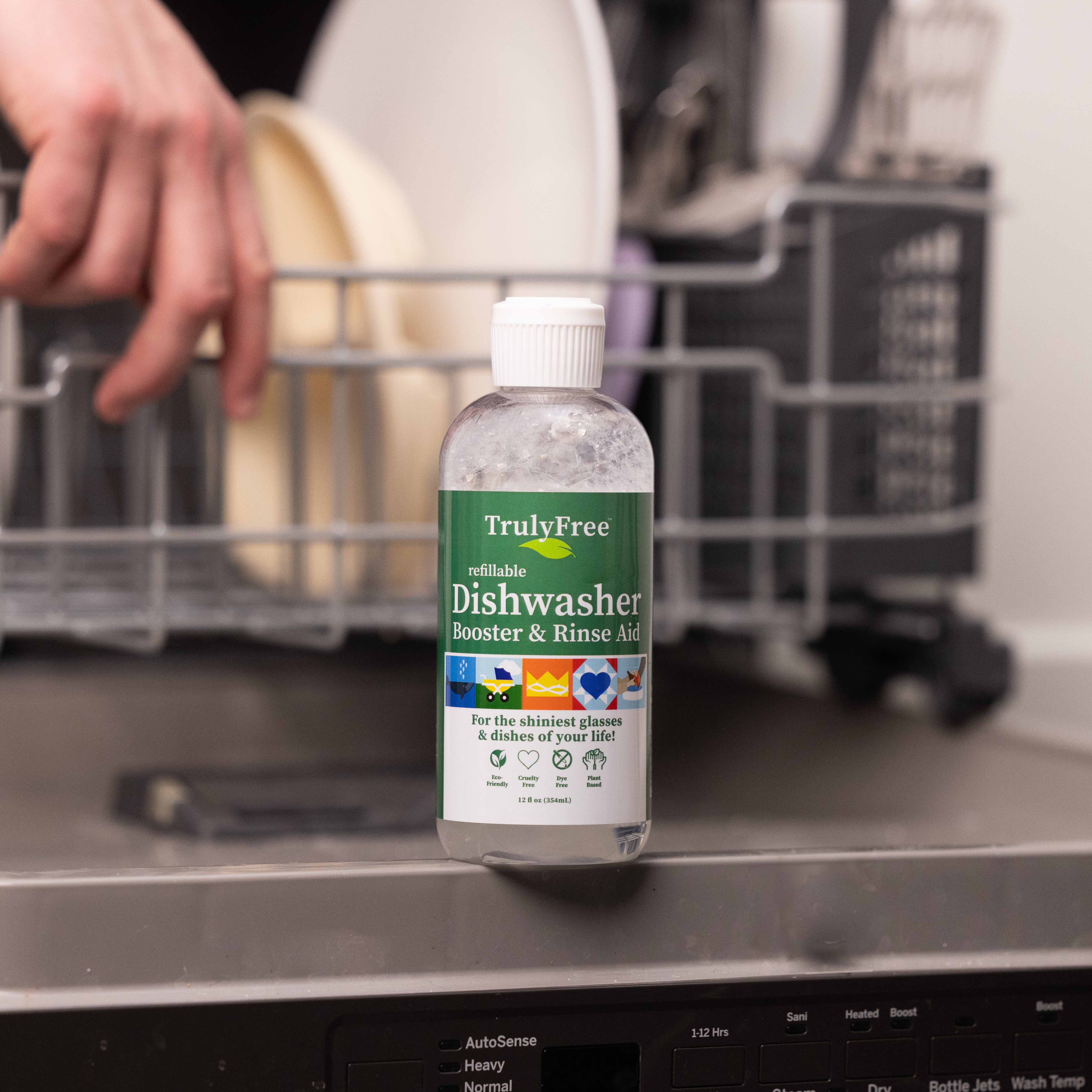 Non-Toxic Dishwasher Rinse Aid and Booster | Truly Free Home
