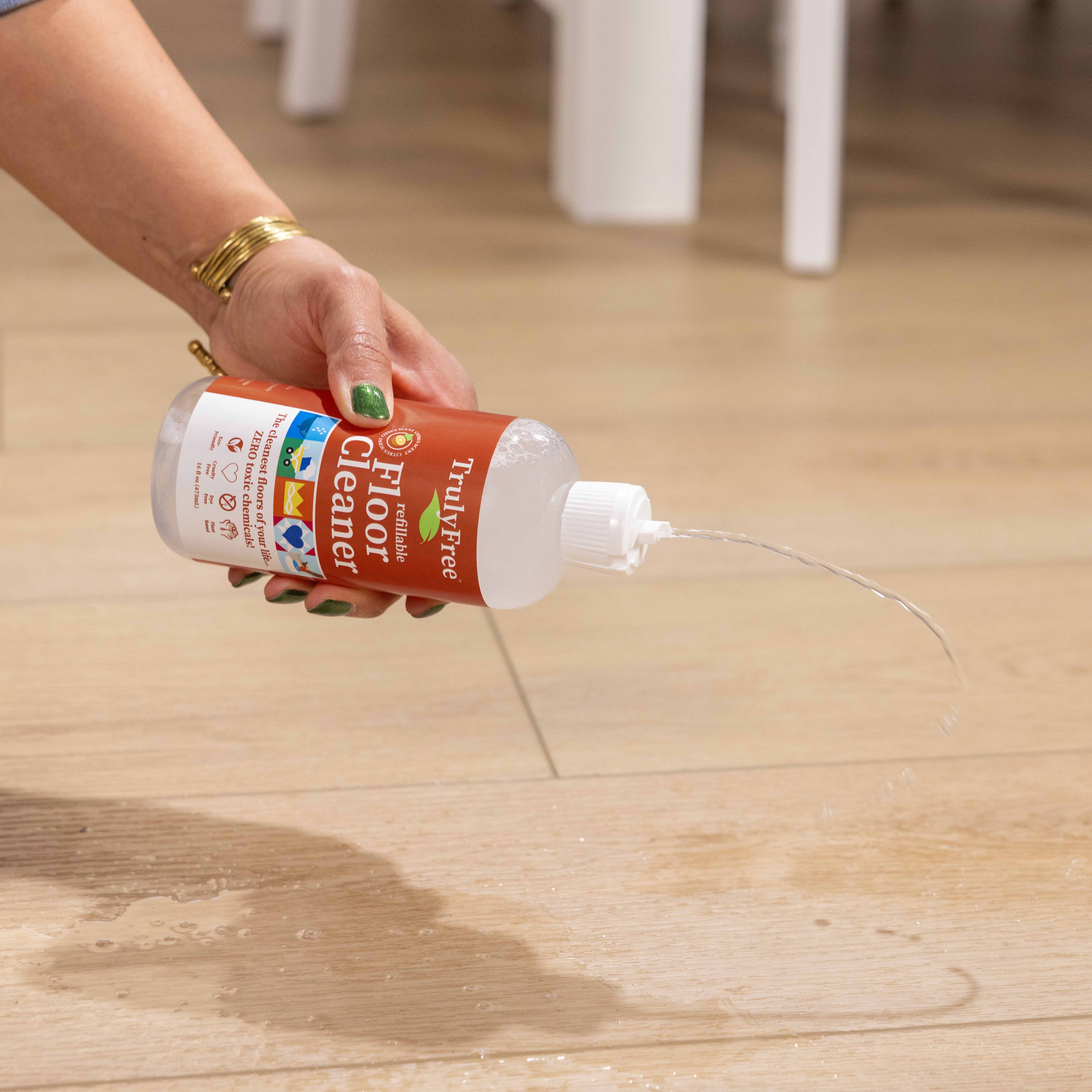 Non-Toxic Floor Cleaner | Baby and Pet Safe Floor Cleaner | Truly Free Home