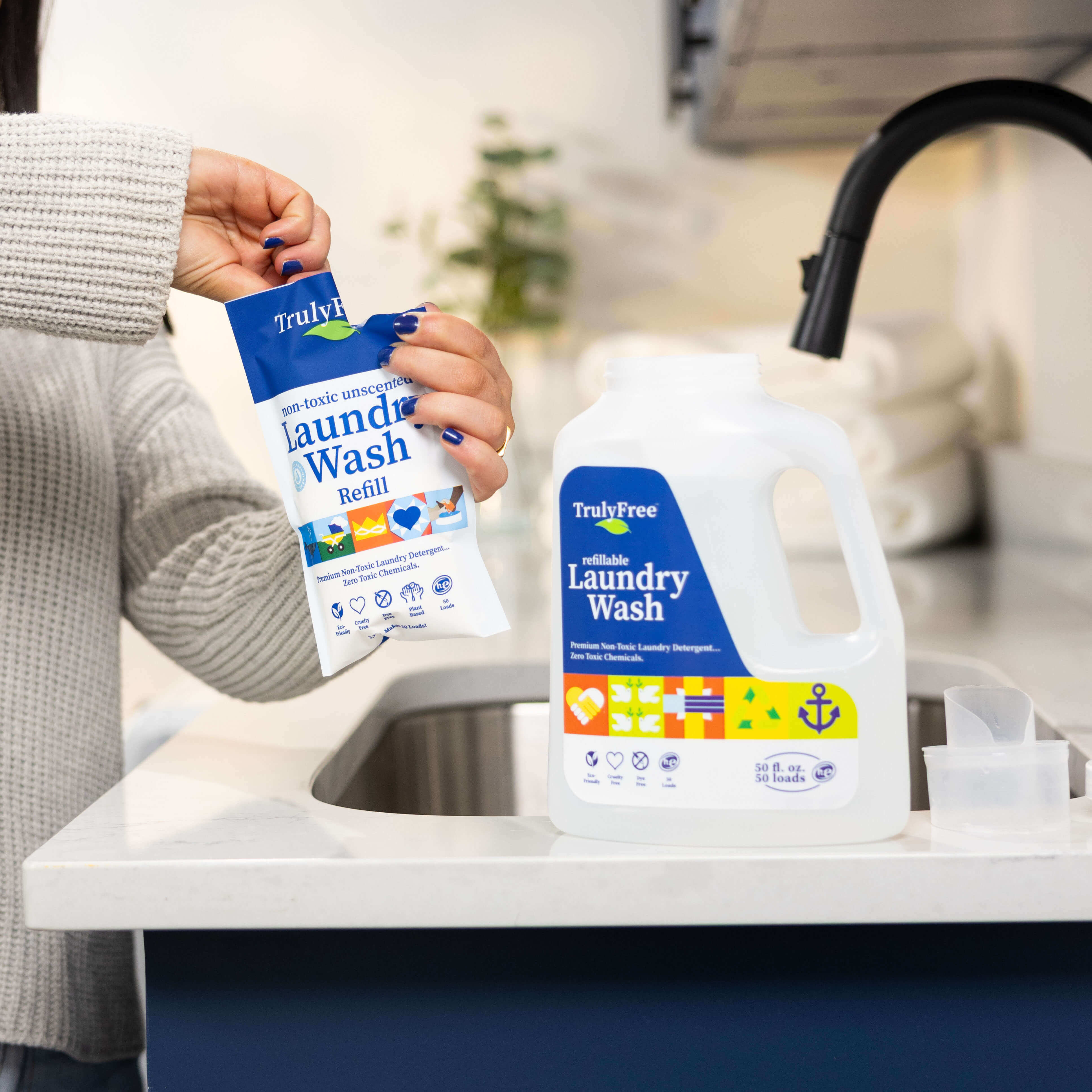 Eco-Friendly Natural Laundry Detergent | Fragrance Free Laundry Soap ...