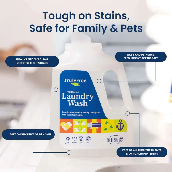 Laundry Detergent | Fragrance Free Laundry Soap | Truly Free Home