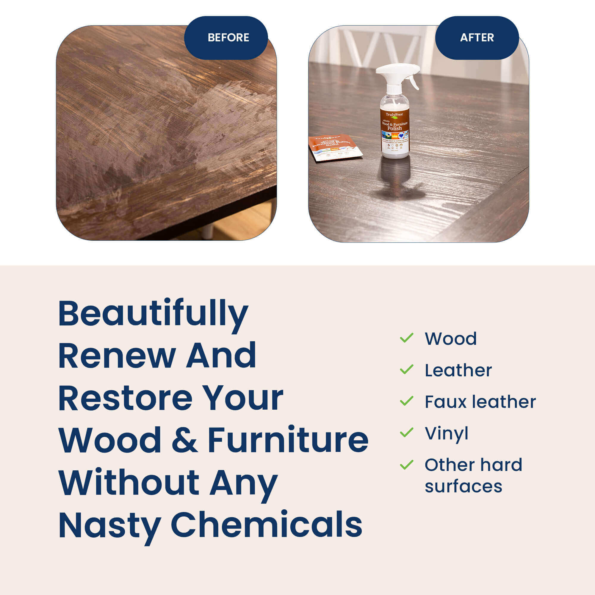 Non-Toxic Wood And Furniture Polish | Truly Free Home